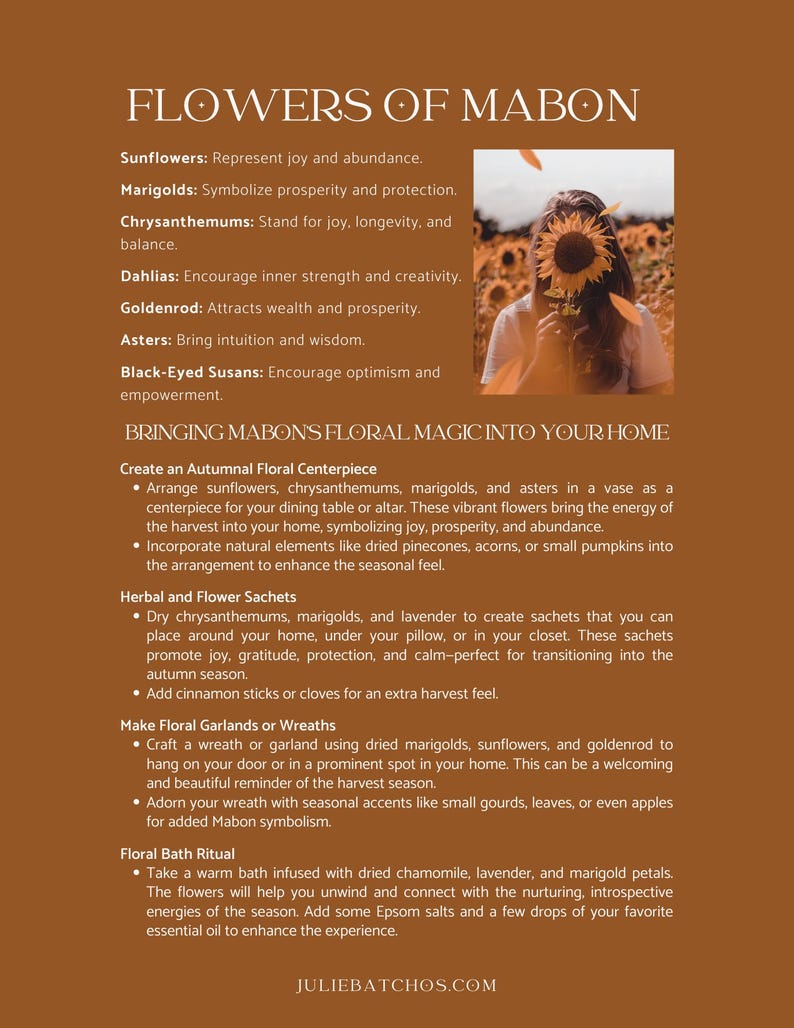Embracing the Magic of Mabon: 18-page Guidebook by Certified Holistic ...