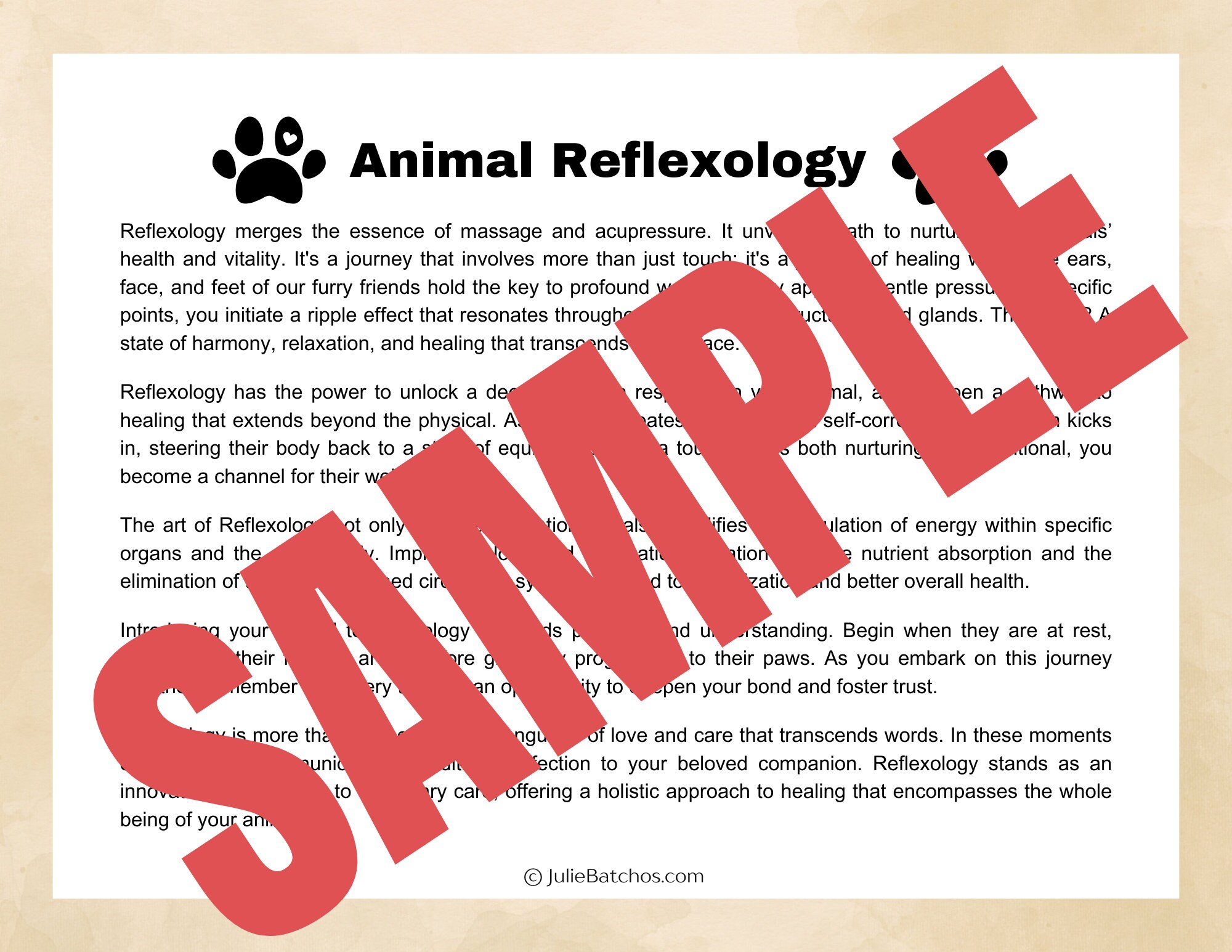 Animal Paw Reflexology and Reiki Healing Guide for Holistic Wellness ...