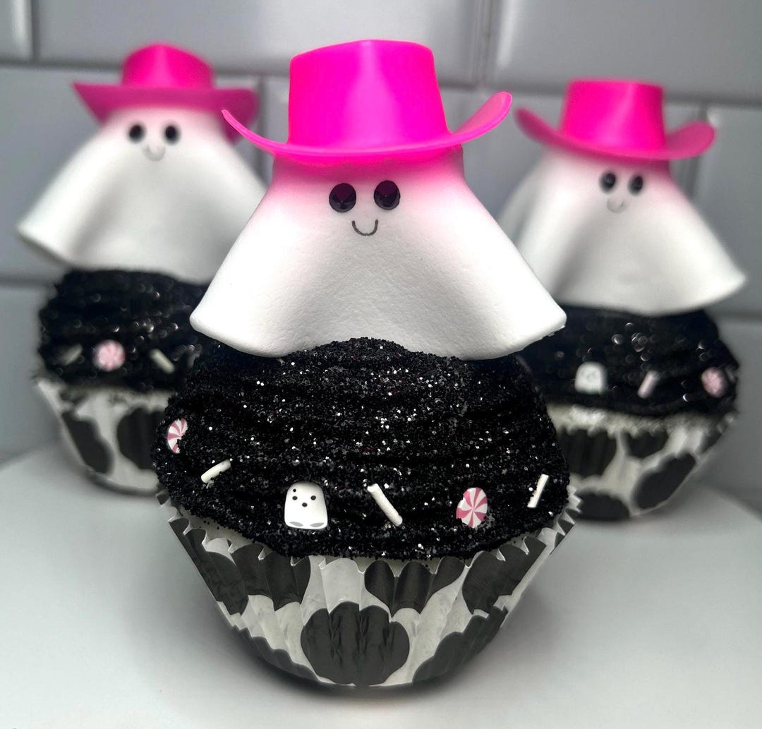 Fake Cowgirl Cupcake | Fake Cowboy Cupcake | Fake Ghost Cupcake | Fake ...