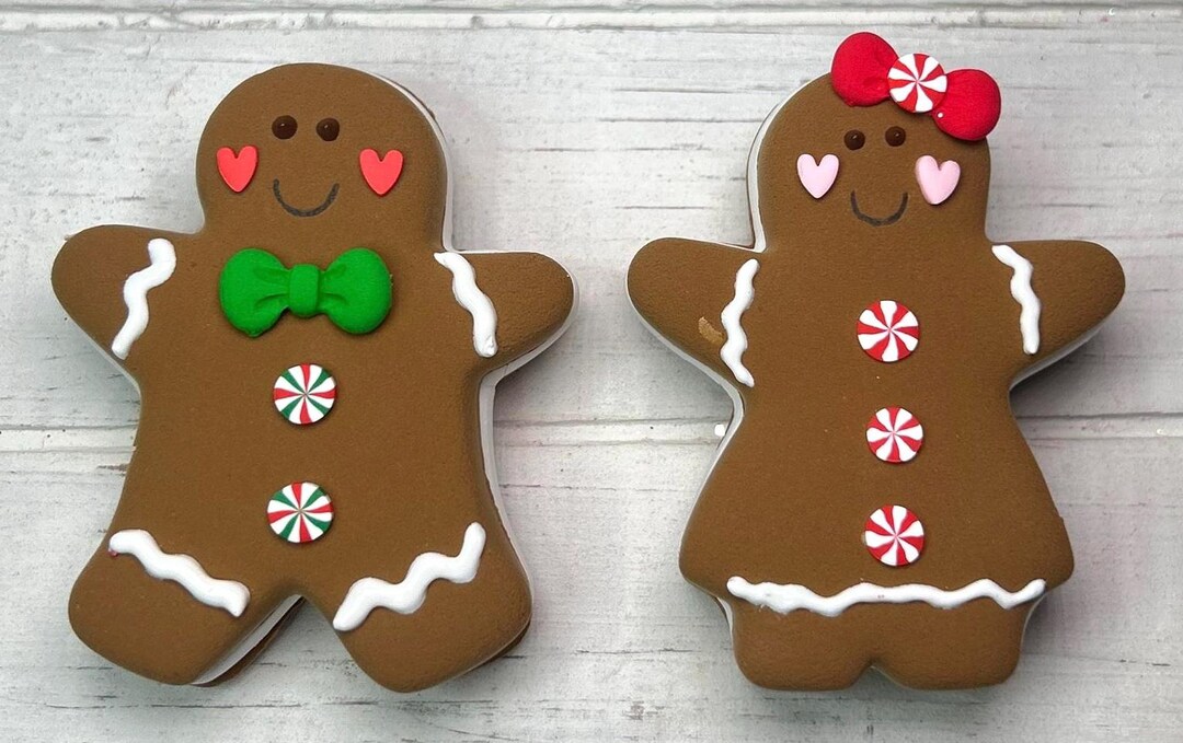 Fake Gingerbread Cookies | Fake Christmas Cookies | Fake Gingerbread ...