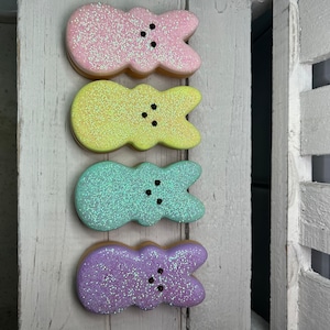 Fake Peeps Cookies | Fake Easter Cookies | Fake Easter Bunny Cookies ...