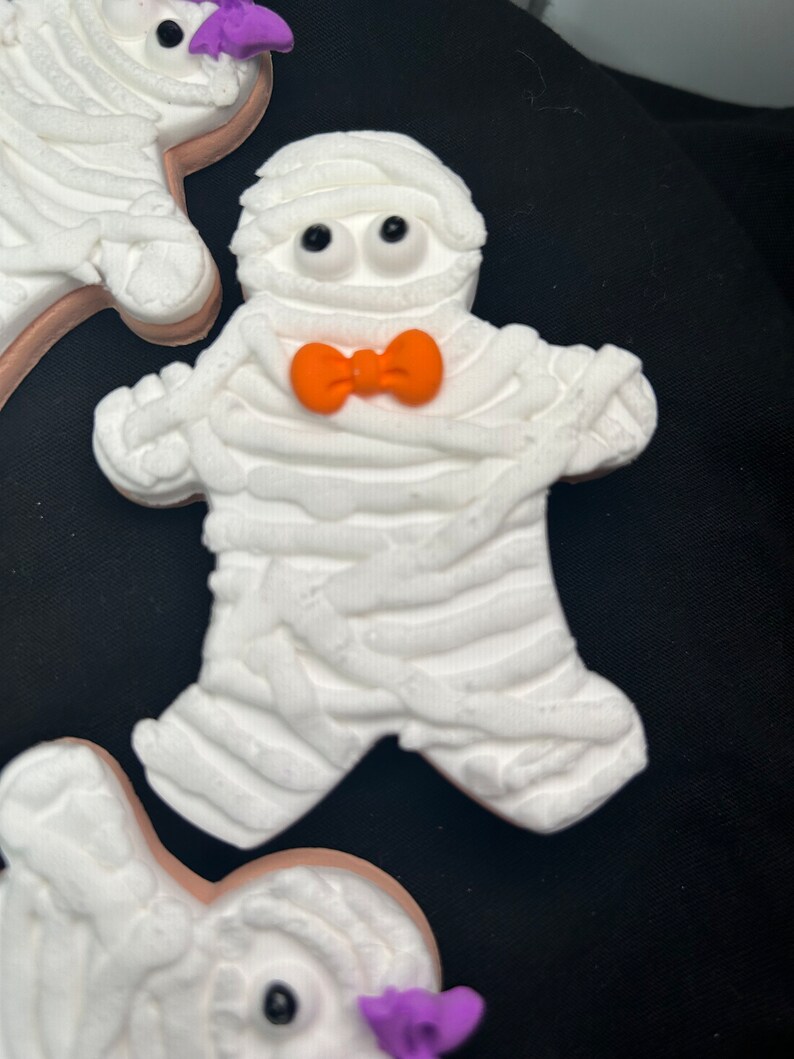 Fake Mummy Cookies |fake Mummy Cookie Set | Fake Halloween Cookies ...