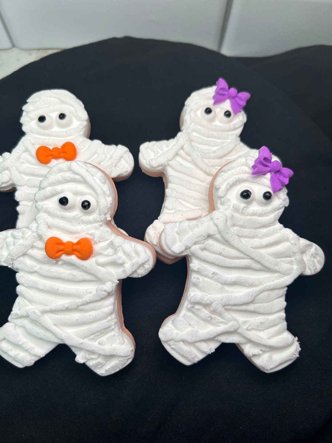 Fake Mummy Cookies |fake Mummy Cookie Set | Fake Halloween Cookies ...