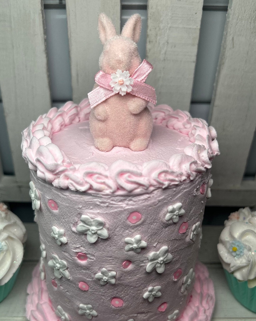 Fake Easter Bunny Cake Fake Easter Cake Faux Bunny Cake Fake Spring ...