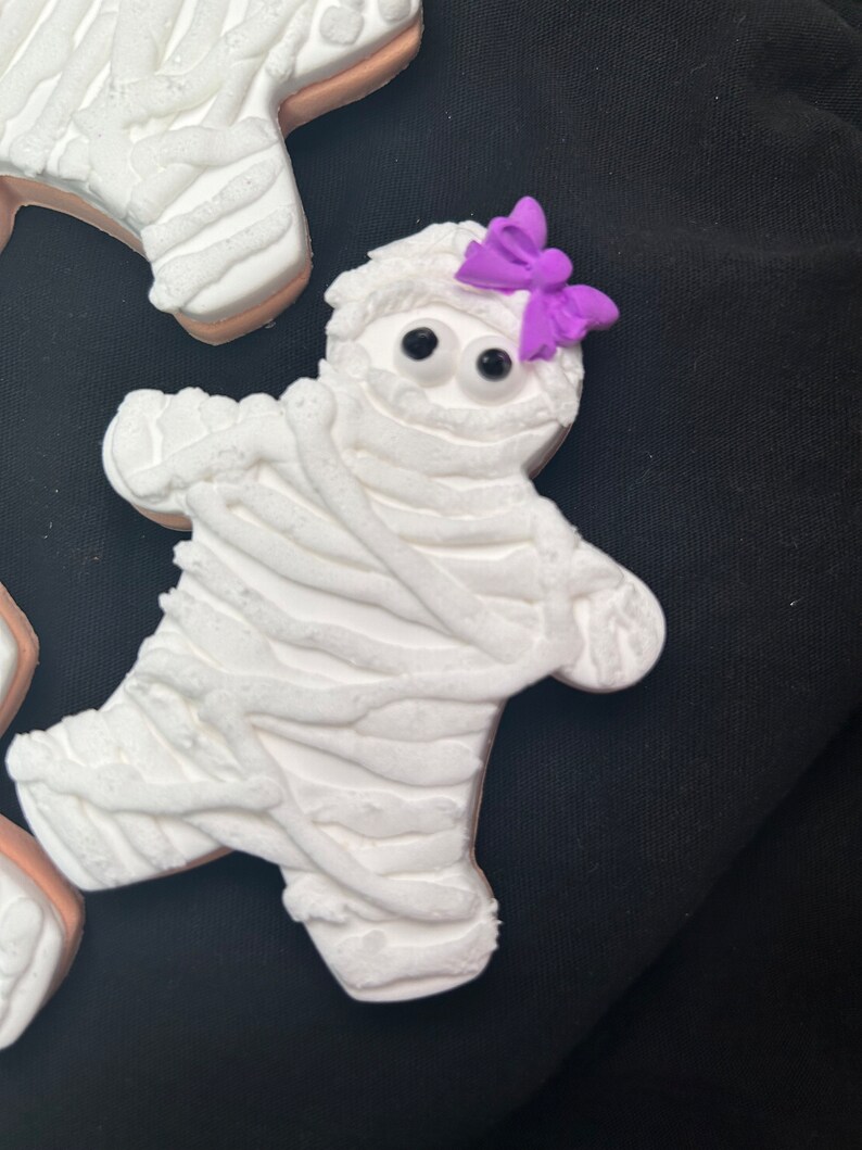 Fake Mummy Cookies |fake Mummy Cookie Set | Fake Halloween Cookies ...
