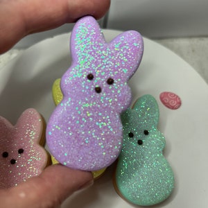 Fake Peeps Cookies | Fake Easter Cookies | Fake Easter Bunny Cookies ...