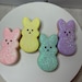 Fake Peeps Cookies Fake Easter Cookies Fake Easter Bunny Cookies Fake ...