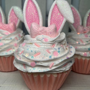 Fake Easter Bunny Cupcake | Fake Bunny Ears Cupcake | Fake Easter ...