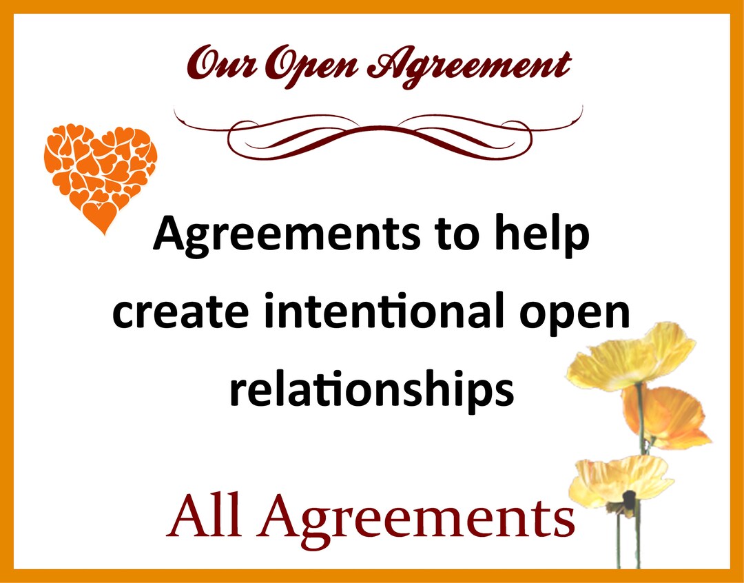 Our Open Agreement All Agreements - Etsy