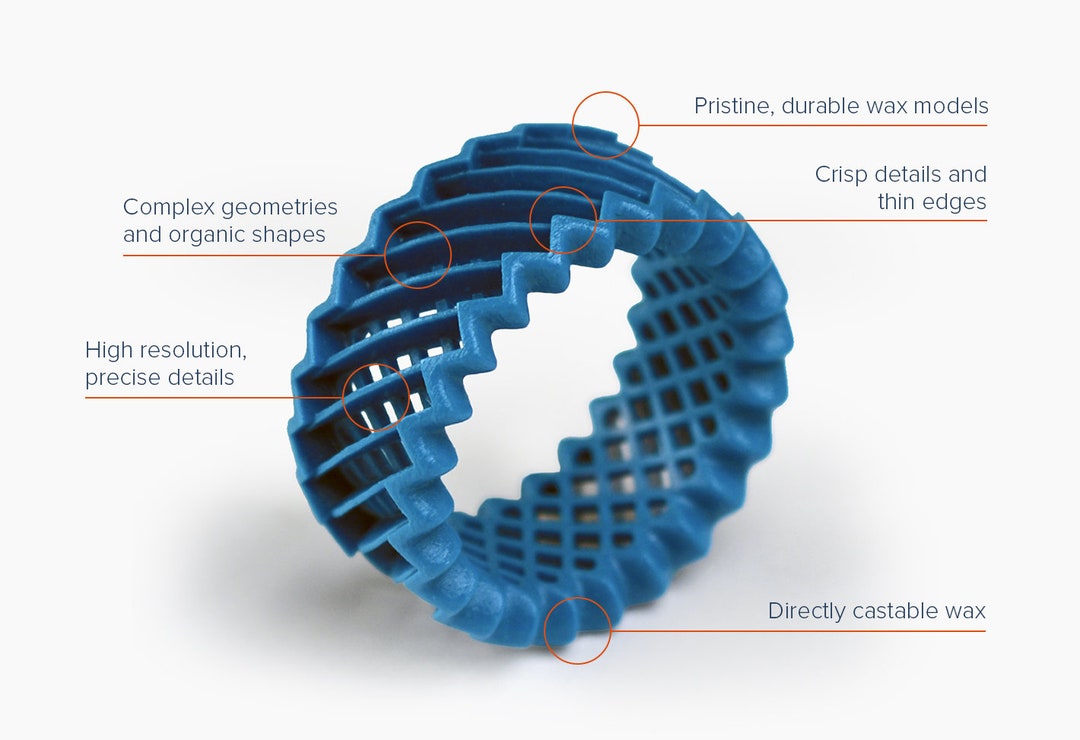 Wax 3D Printing for Jewelry - Etsy