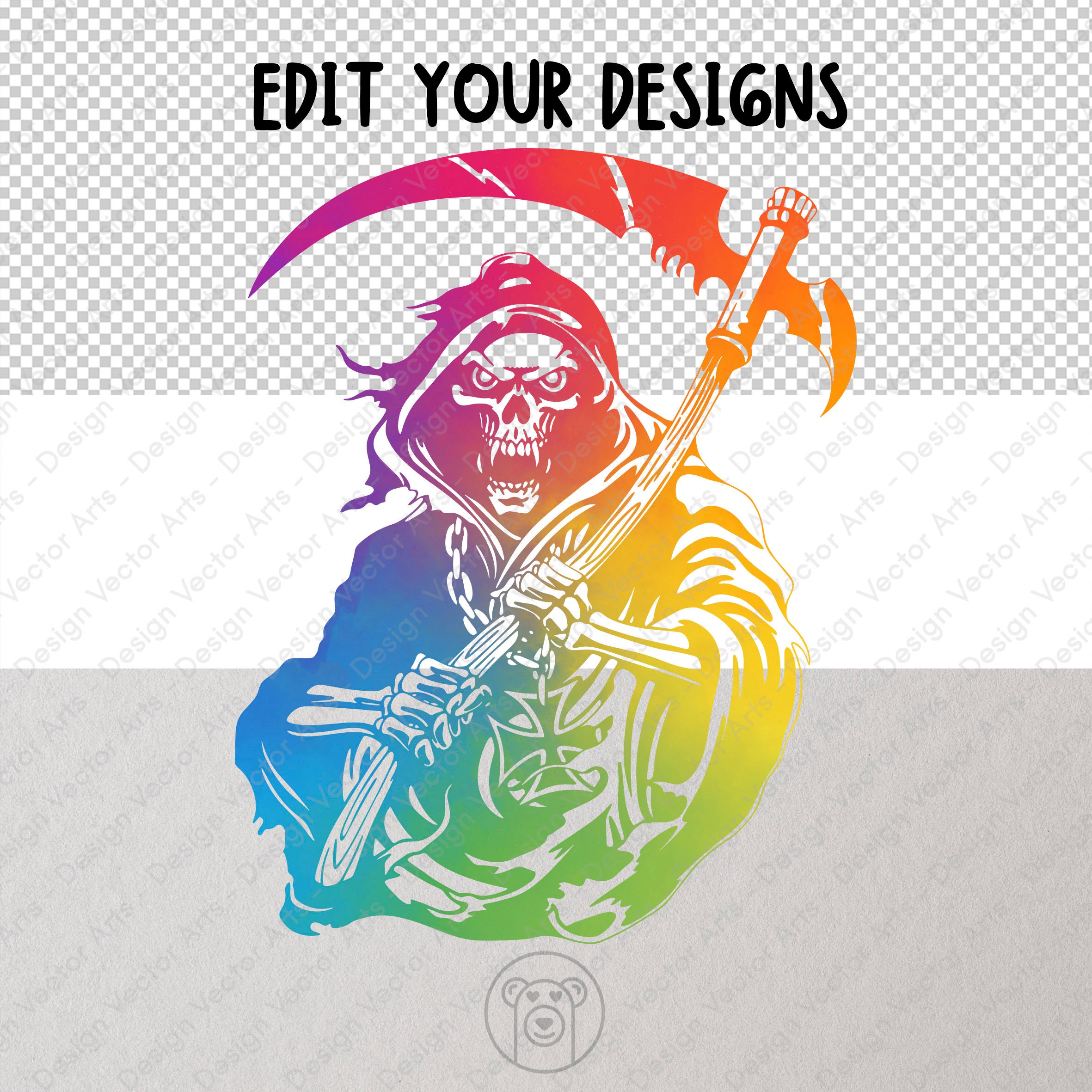 Grim Reaper Svg, Reaper Png, Skull Death, Death Svg, Horror Svg ...