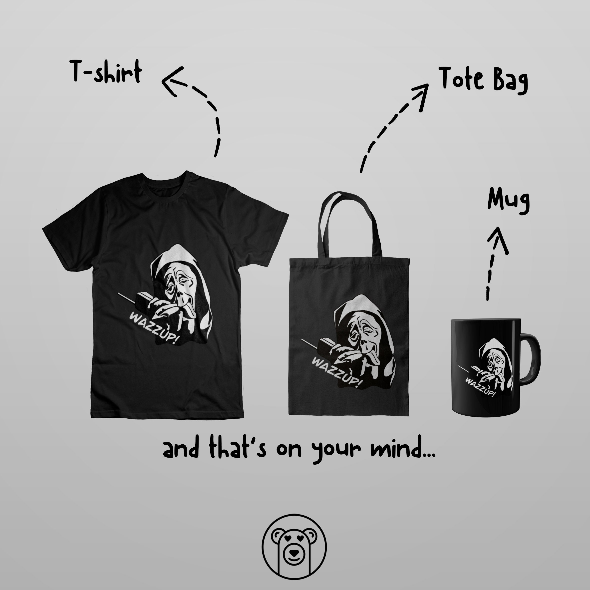 Scary Movie Wazzup Svg, Scream Face Svg, Wazzup Svg, Ghost Face Svg ...