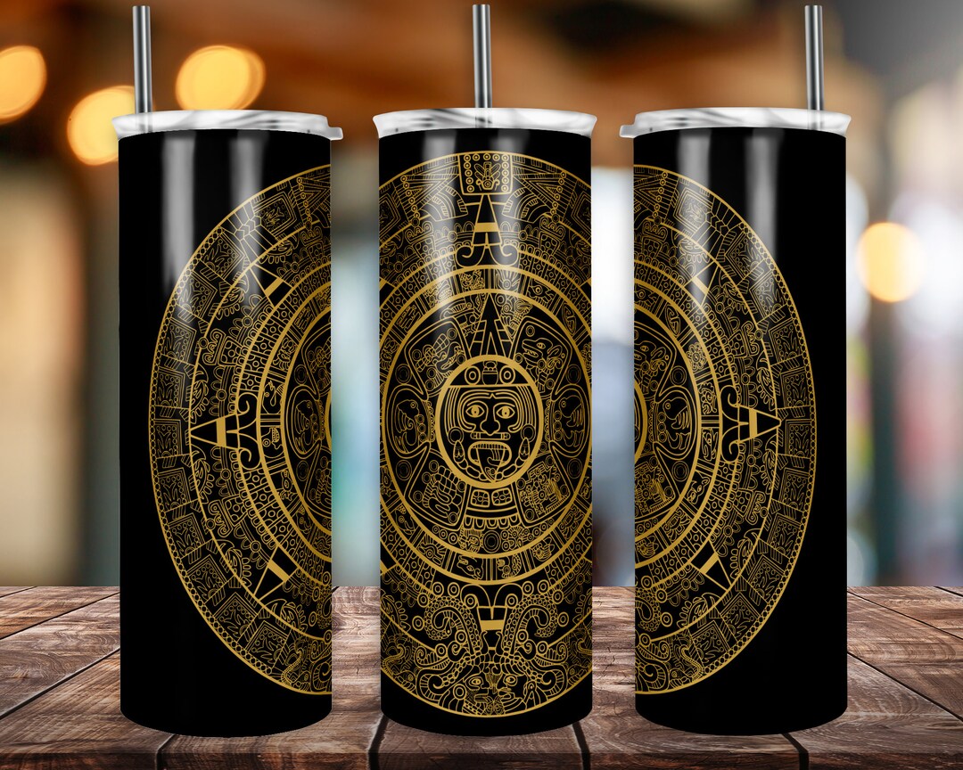 Aztec Calander Tumbler Design for 20oz Tumblers, Tumbler Wrap ...