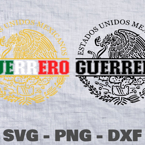 Guerrero Svg - Etsy