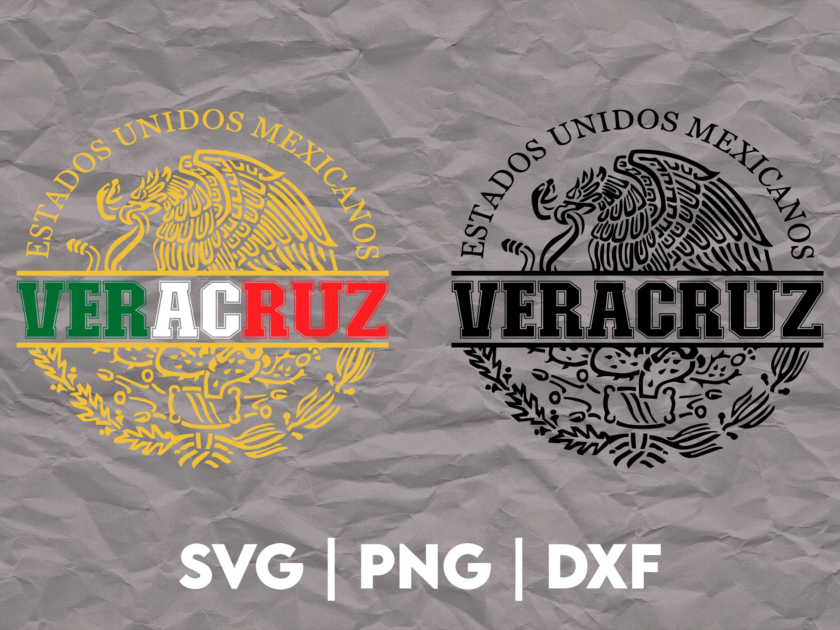 Veracruz SVG Files PNG DXF Great for T-shirts Hats - Etsy