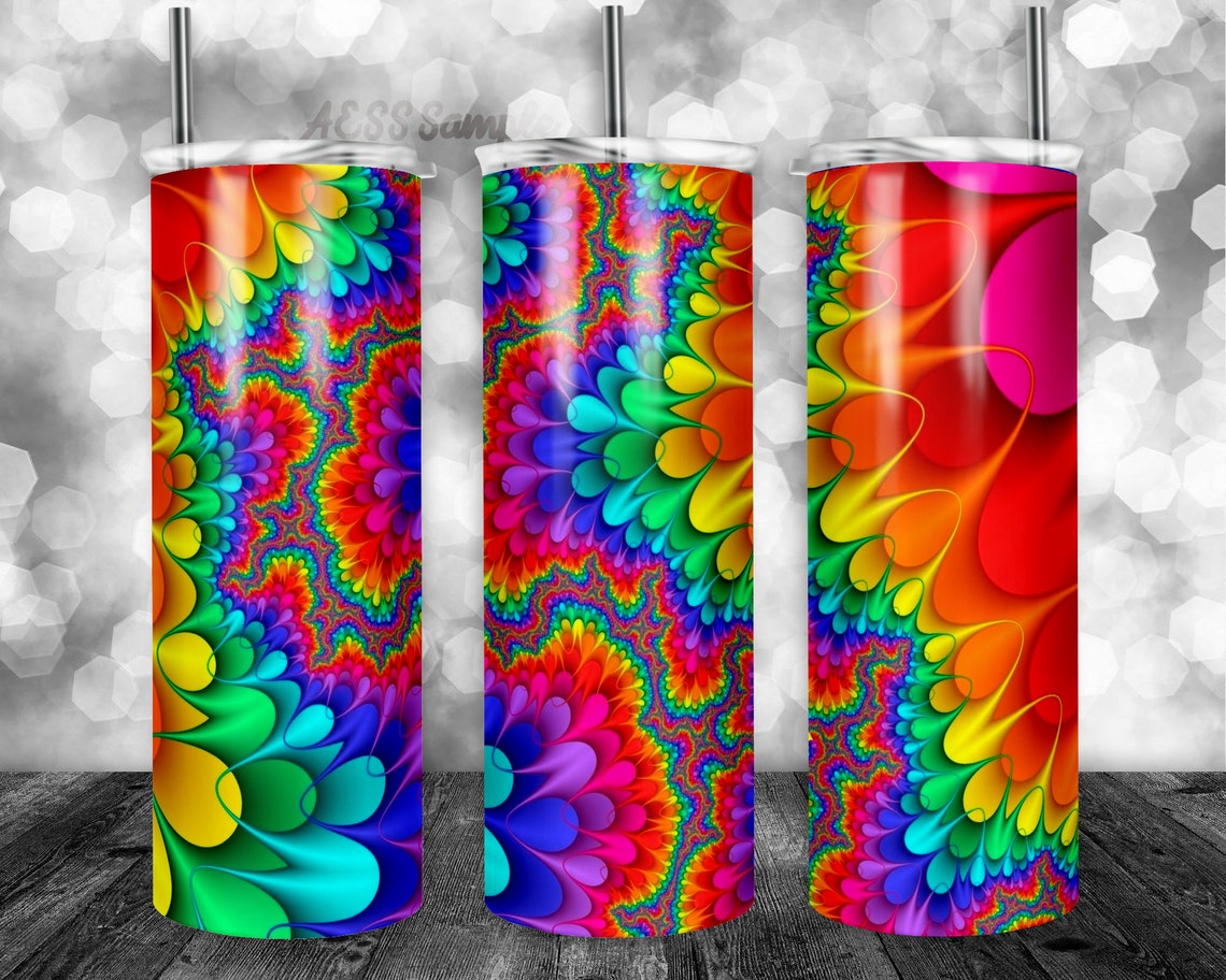Colorful Tumbler Design for 20oz Tumblers Tumbler Wrap - Etsy