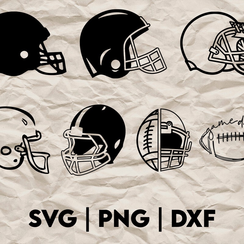 Football Helmet Svg - Etsy