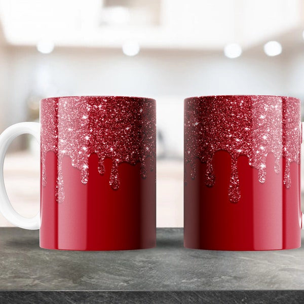 Red Mug - Etsy