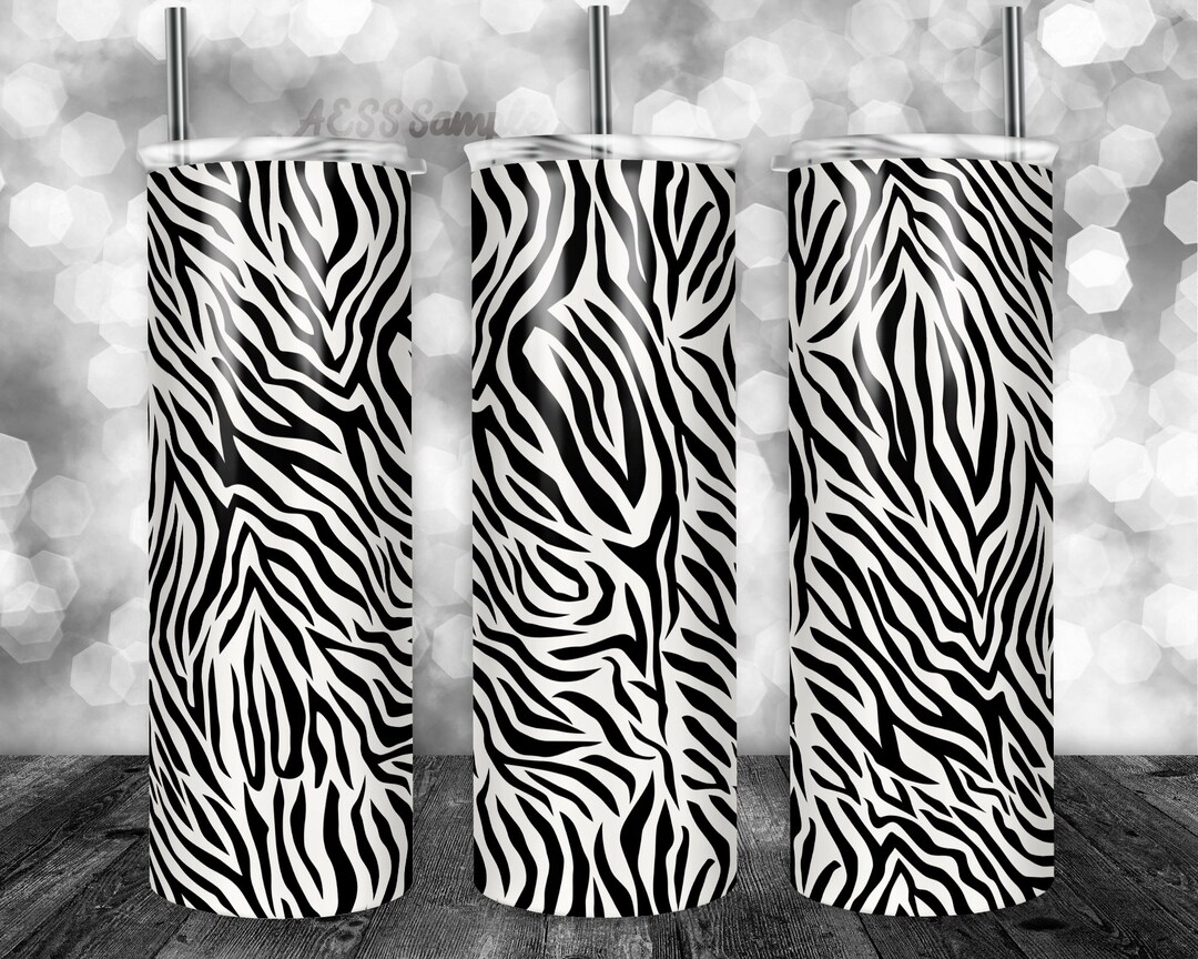 Zebra Pattern Tumbler Design for 20oz Tumblers, Tumbler Wrap ...