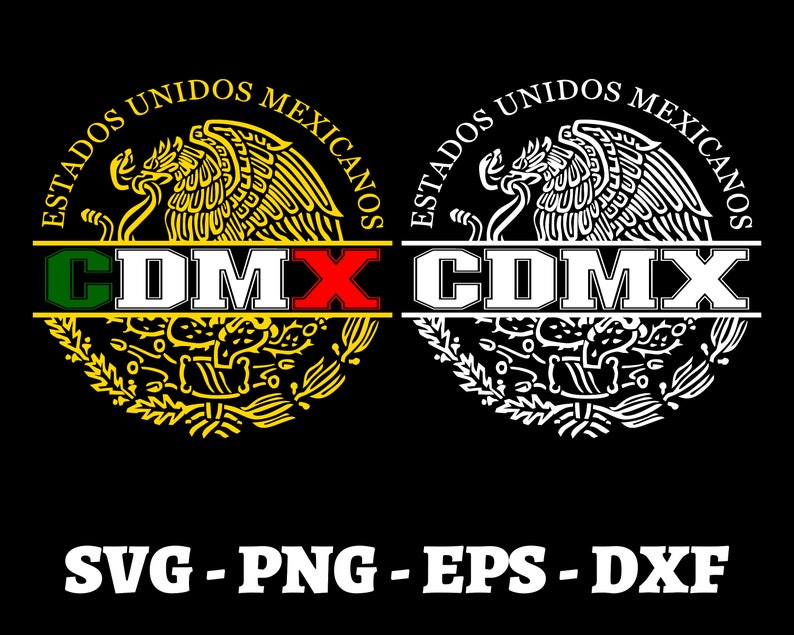 CDMX SVG Design, Mexico PNG File, Great for T-shirts, Stickers, Decals, Party Decorations ...