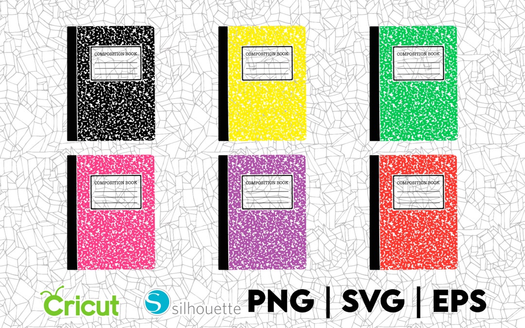 Notebook SVG Design, PNG EPS, Great for T-shirts, Hats, Stickers ...