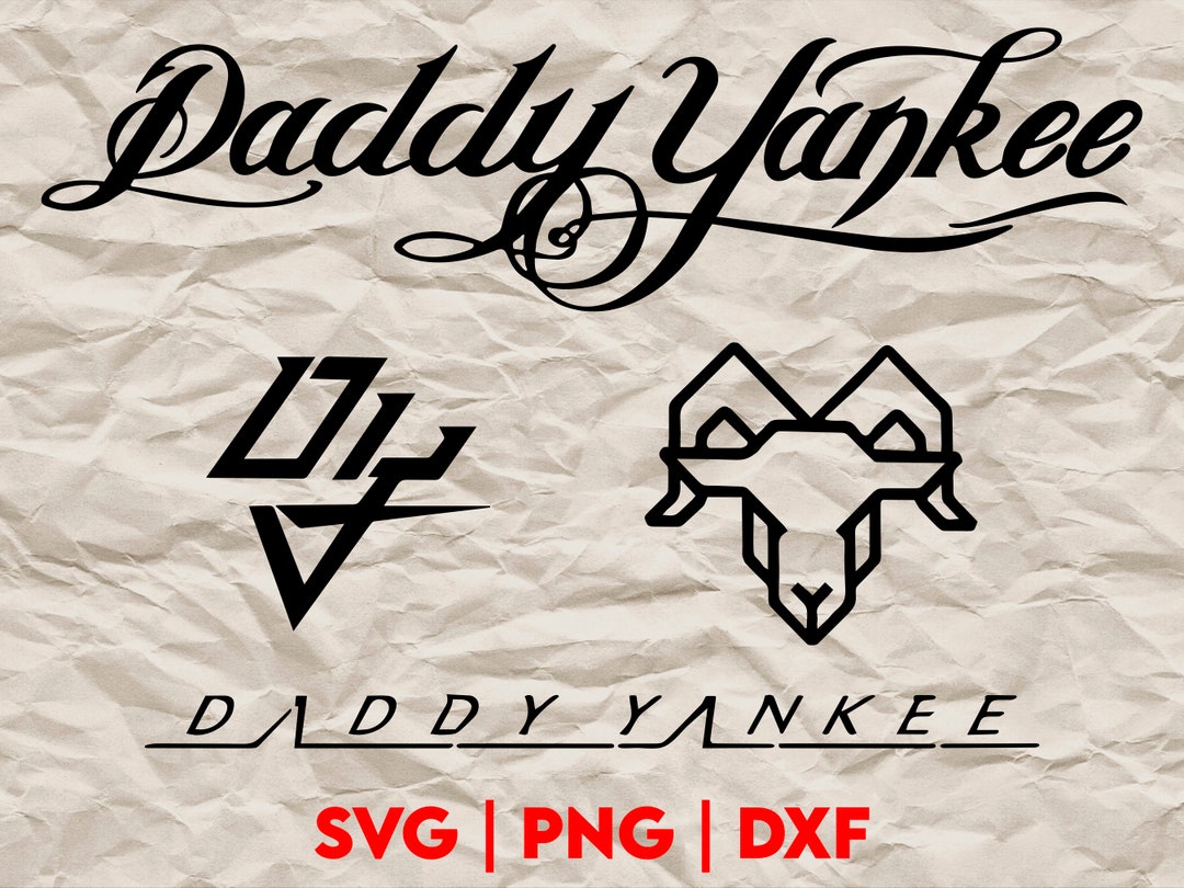 Daddy Yankee SVG Design, PNG DXF, Great for Tshirts, Hats, Stickers ...