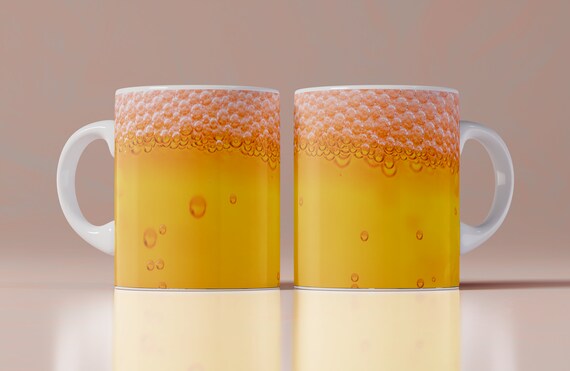 Beer Texture Mug Design Mug Wraps 11-15oz Mugs Sublimation - Etsy