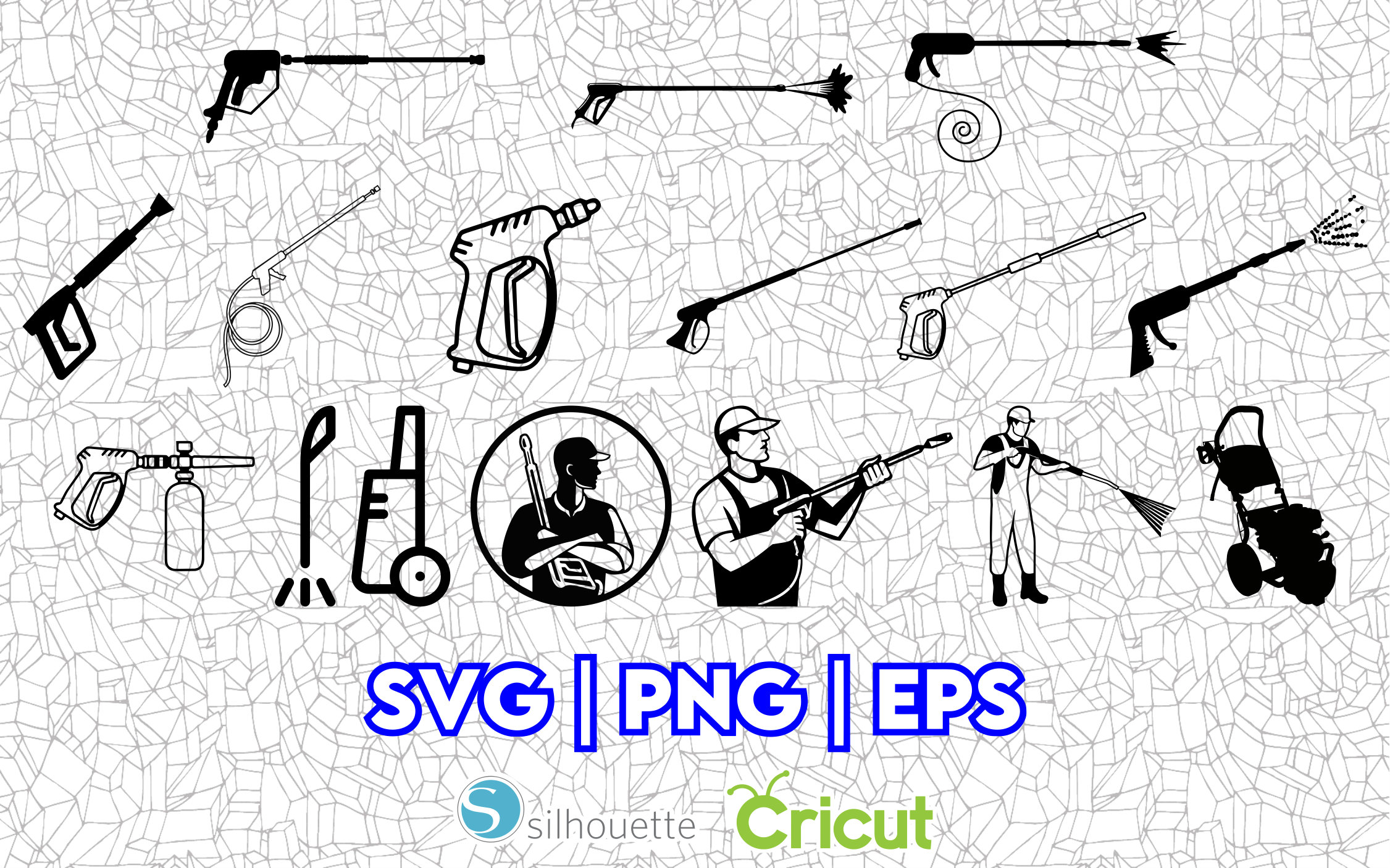 Pressure Washing SVG Design, PNG EPS, Great for T-shirts, Hats ...