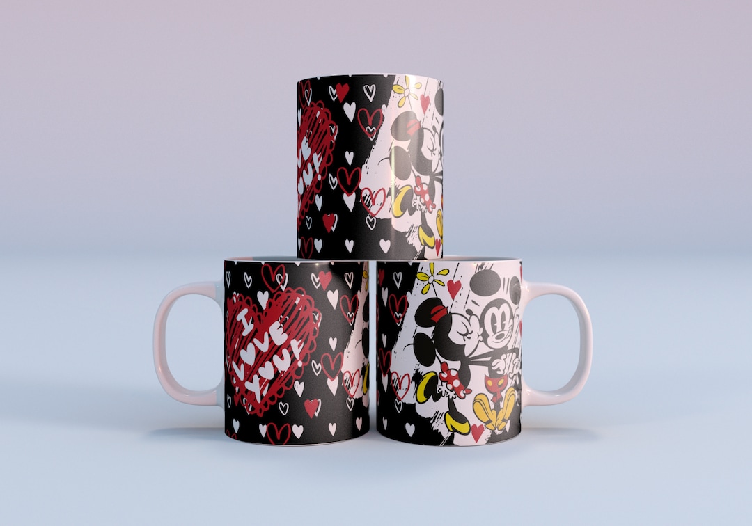 Cartoon Mug Design, Mug Wraps 11oz Mugs Sublimation Designs Mug ...