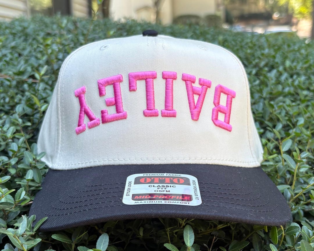 Custom Embroidered Baseball Cap: Personalized Text or Logo - Etsy