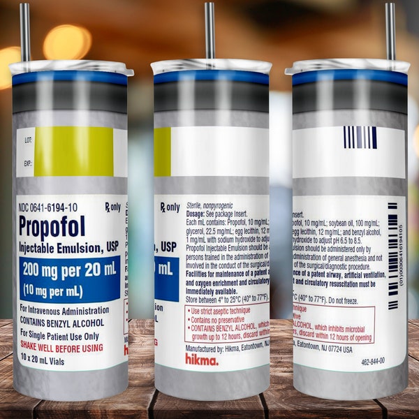 Propofol Svg - Etsy