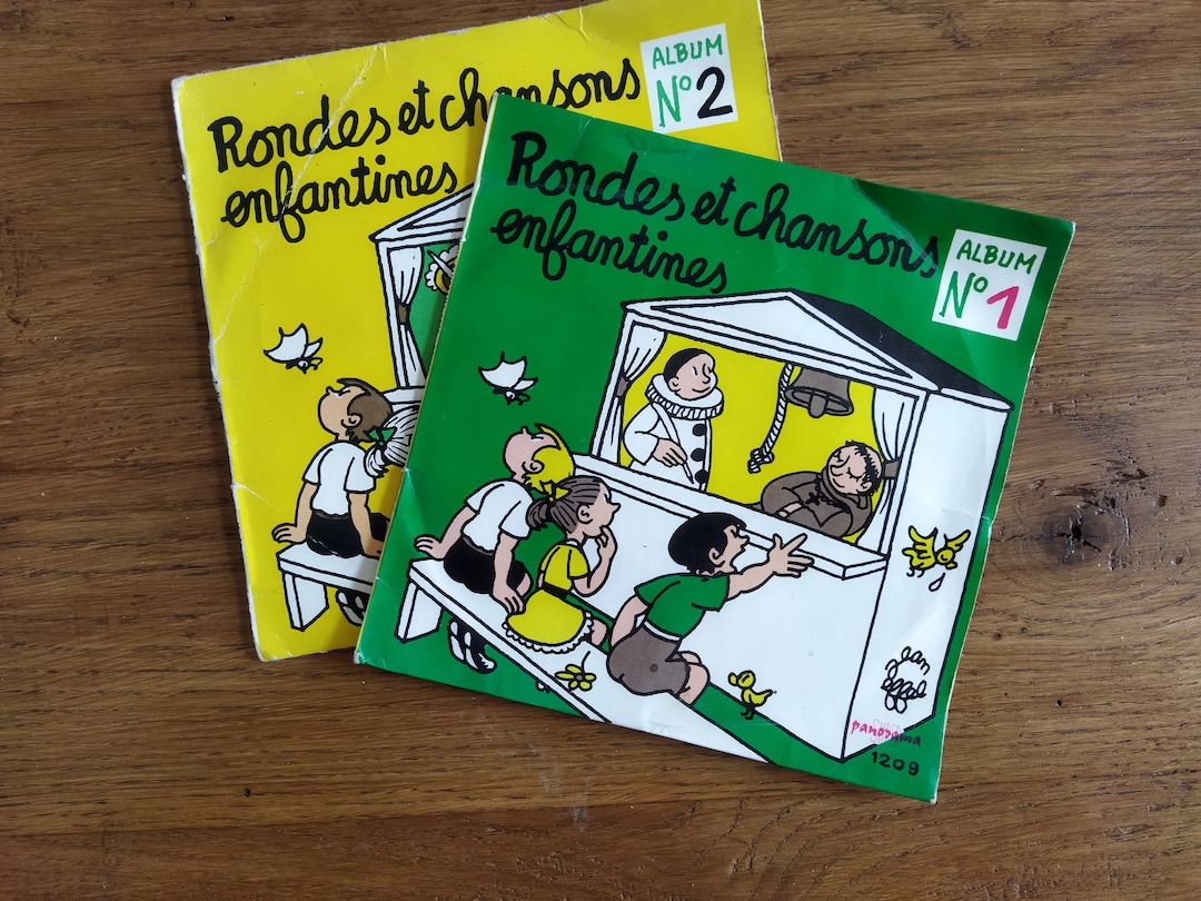 Rare Vintage French Children's Records - Etsy