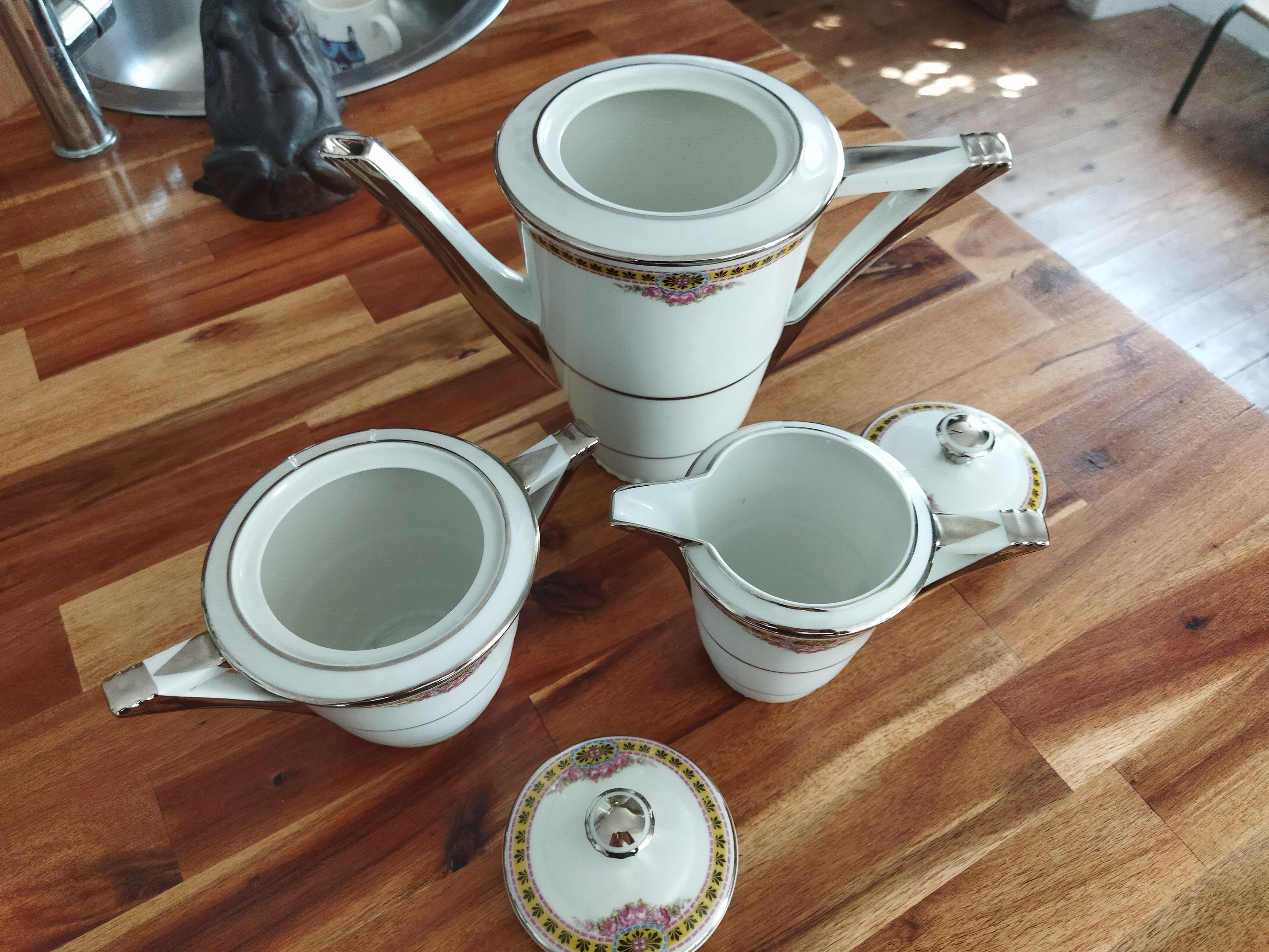 Limoges Porcelain Coffee Set - Etsy