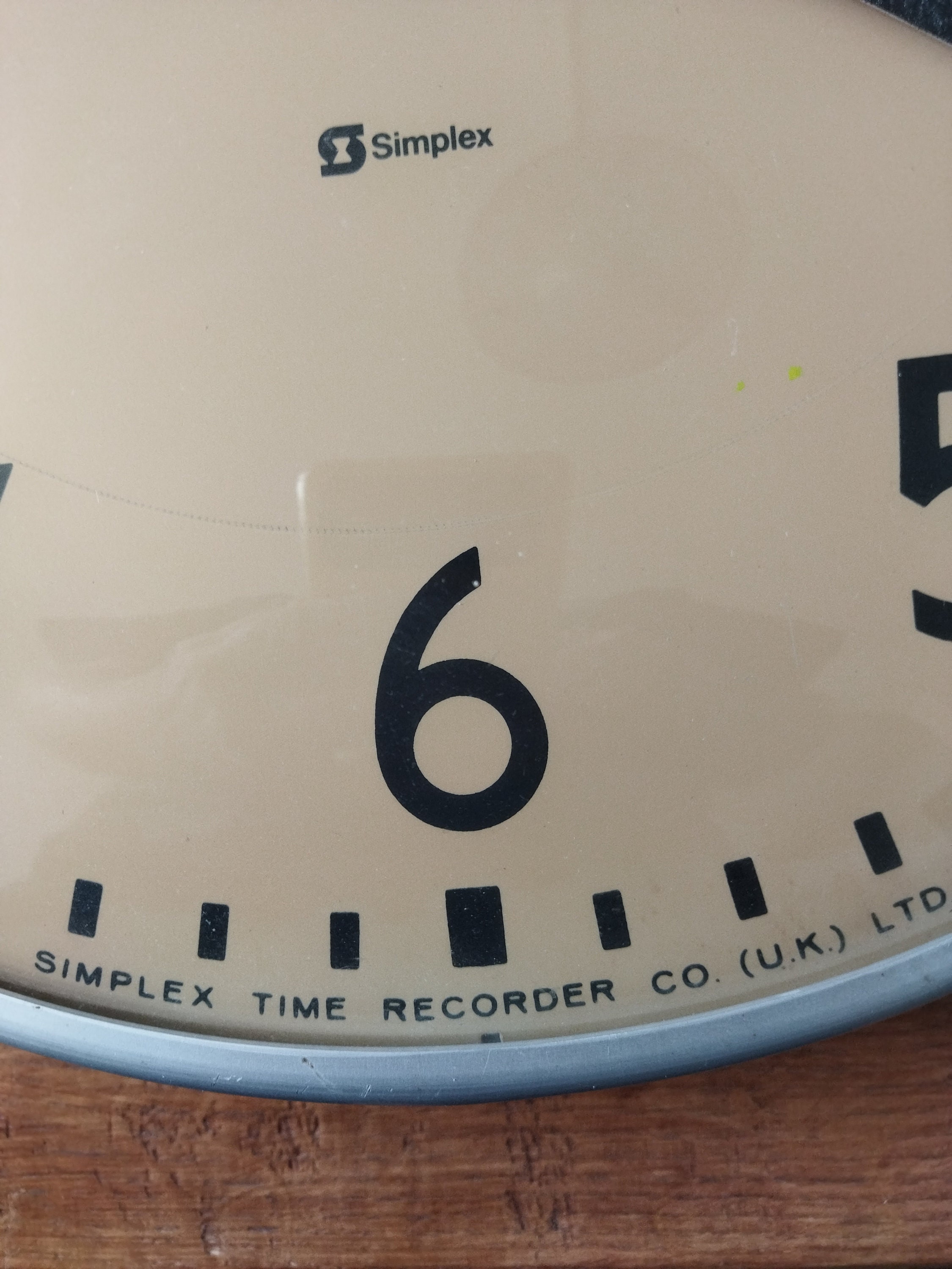 Simplex Time Recorder Co (U.K.) LTD 1960 Cinema/ Factory Clock - Etsy