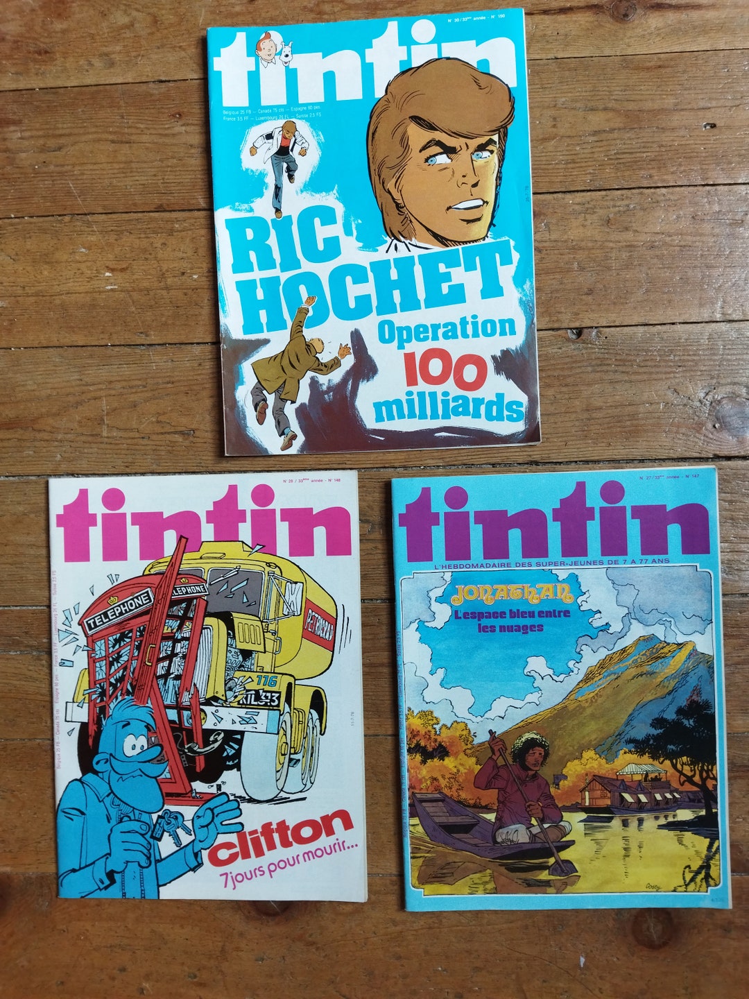 Tintin Comics - Etsy