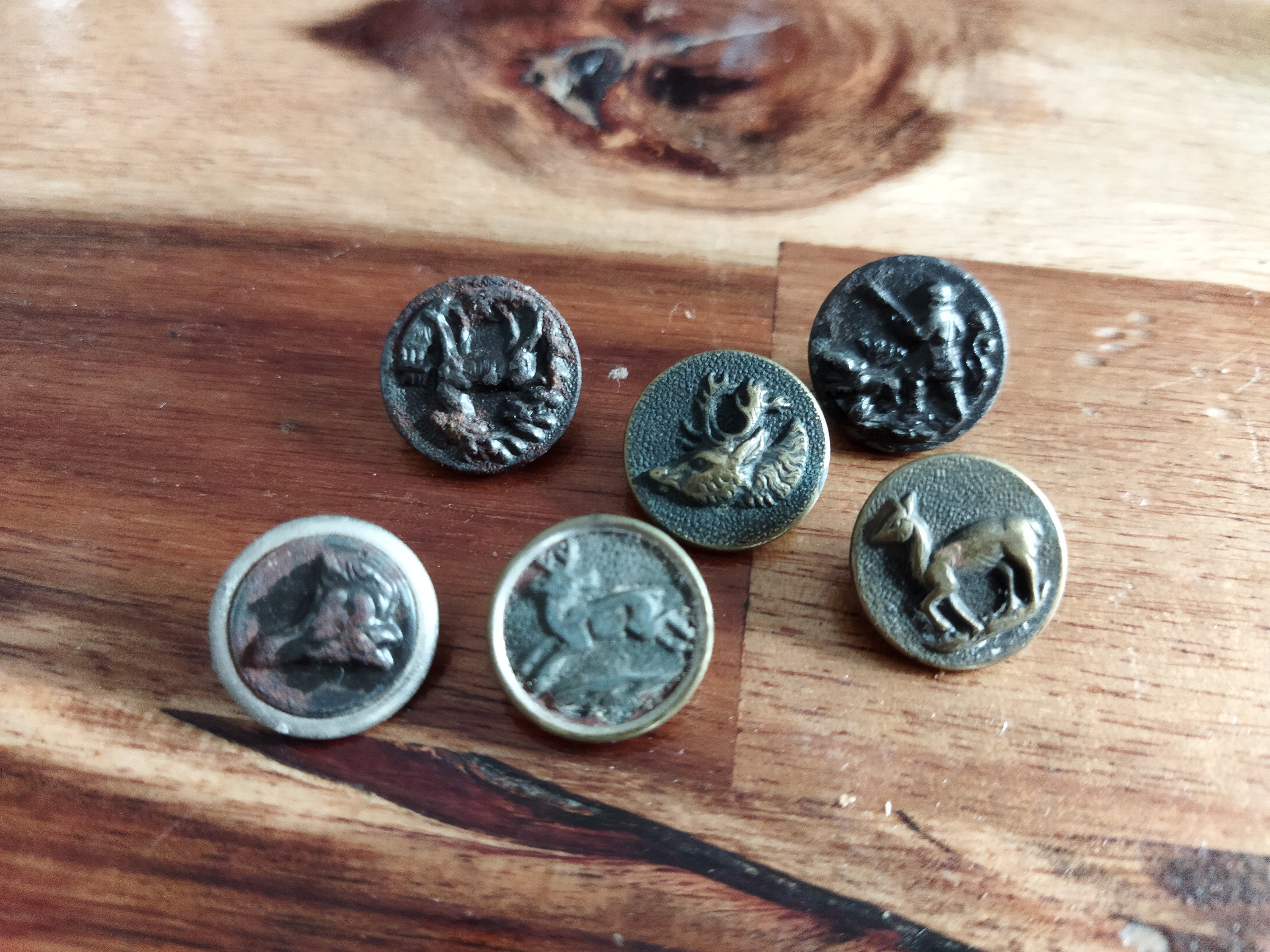 Vintage Military and Hunting Buttons - Etsy