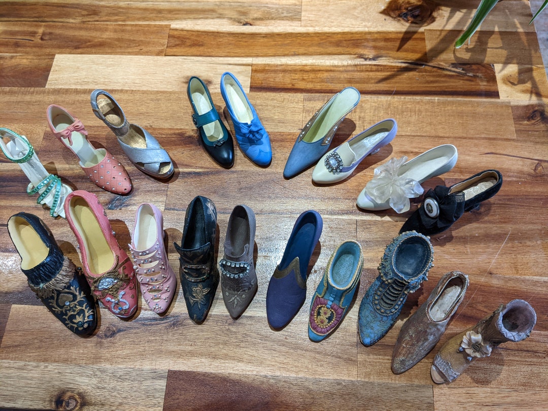 Collection of Miniature Shoes Just the Right Shoe - Etsy