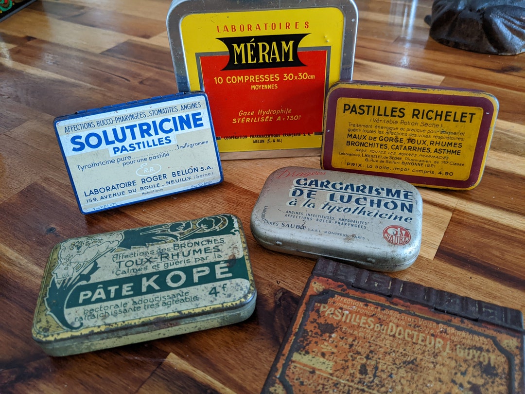 Vintage French Tins - Etsy