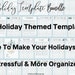 Holiday Template Bundle Digital Download Product | Printable or Digital ...