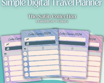 Editable Travel Planner Template Trip Itinerary Planner Canva Vacation ...