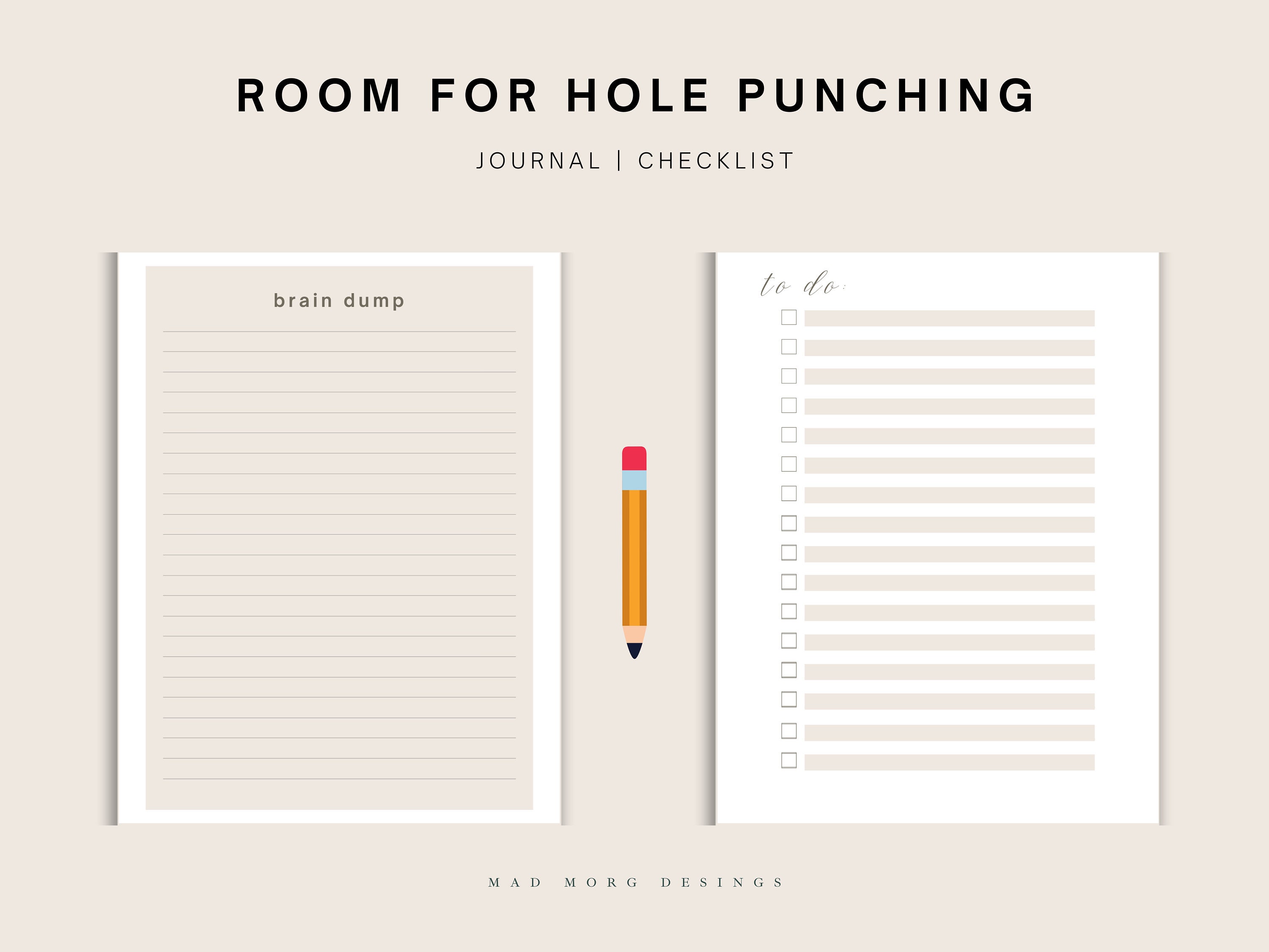 UNDATED Daily / Weekly / Monthly Printable Planner - Etsy