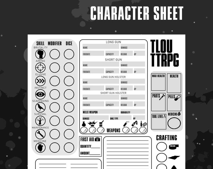 TLOU TTRPG - Hardcover Handbook - Etsy