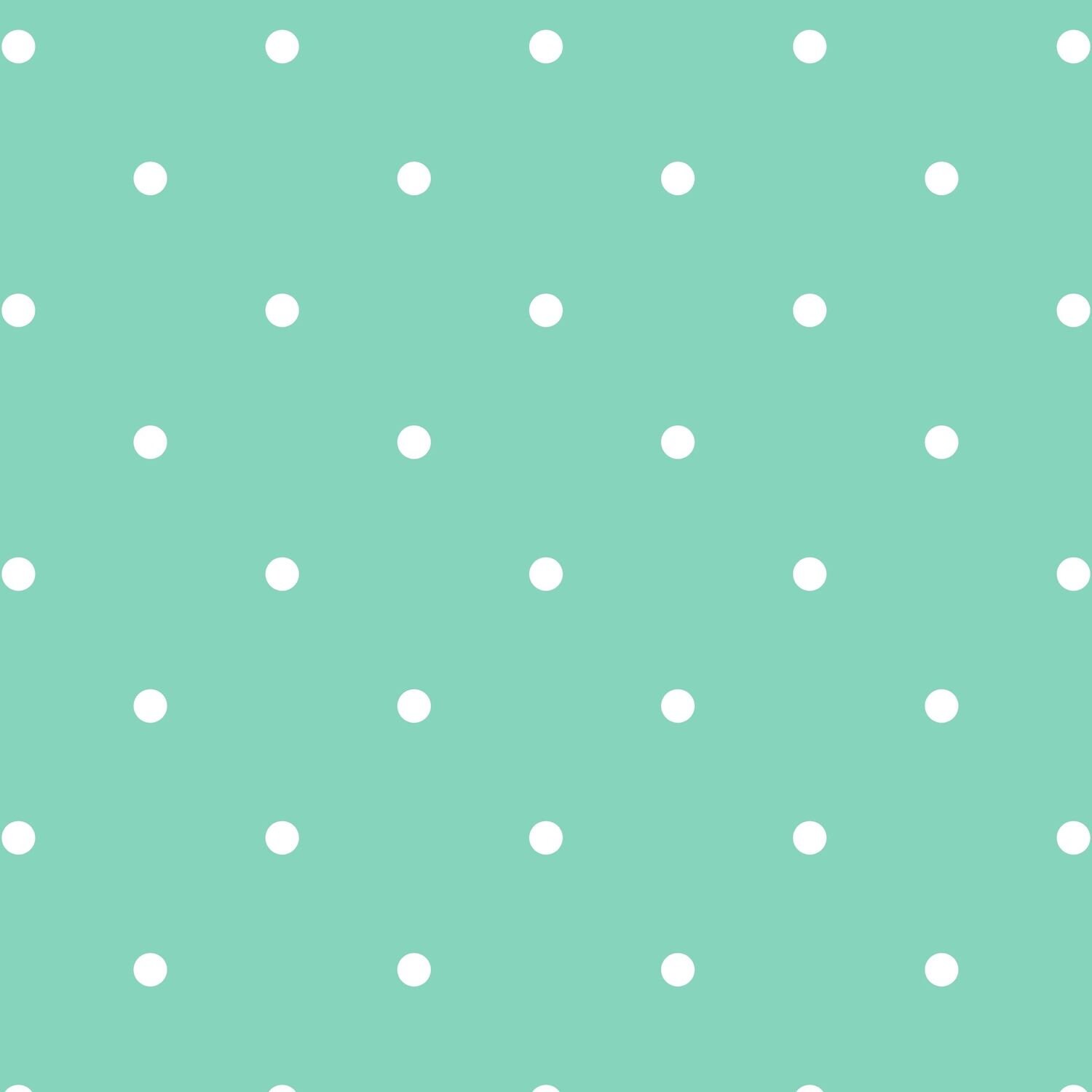 Aqua Polka Dots Digital Paper - Etsy