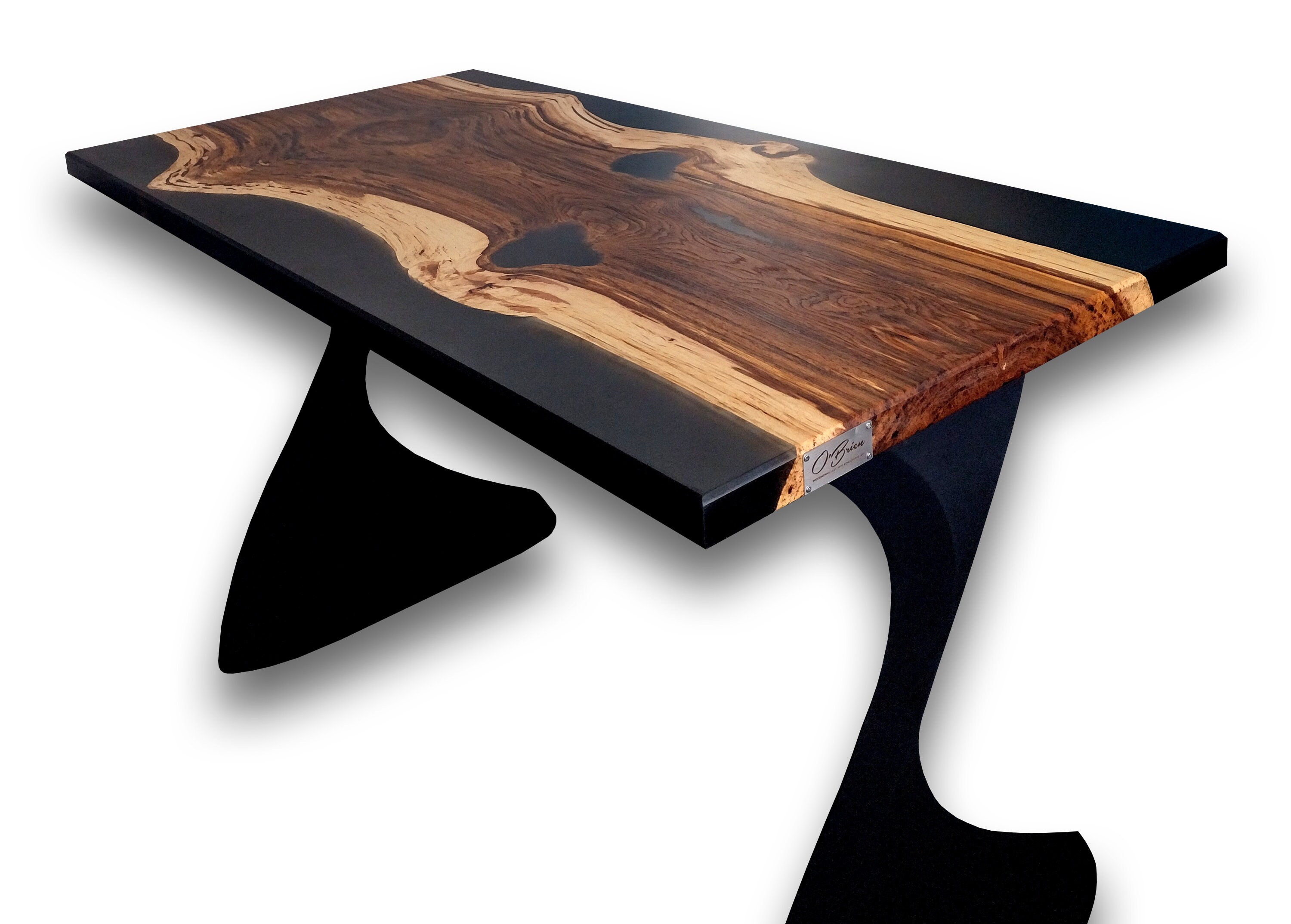 Epoxy Desk Custom Desk Dining Room Table Live Edge Table - Etsy