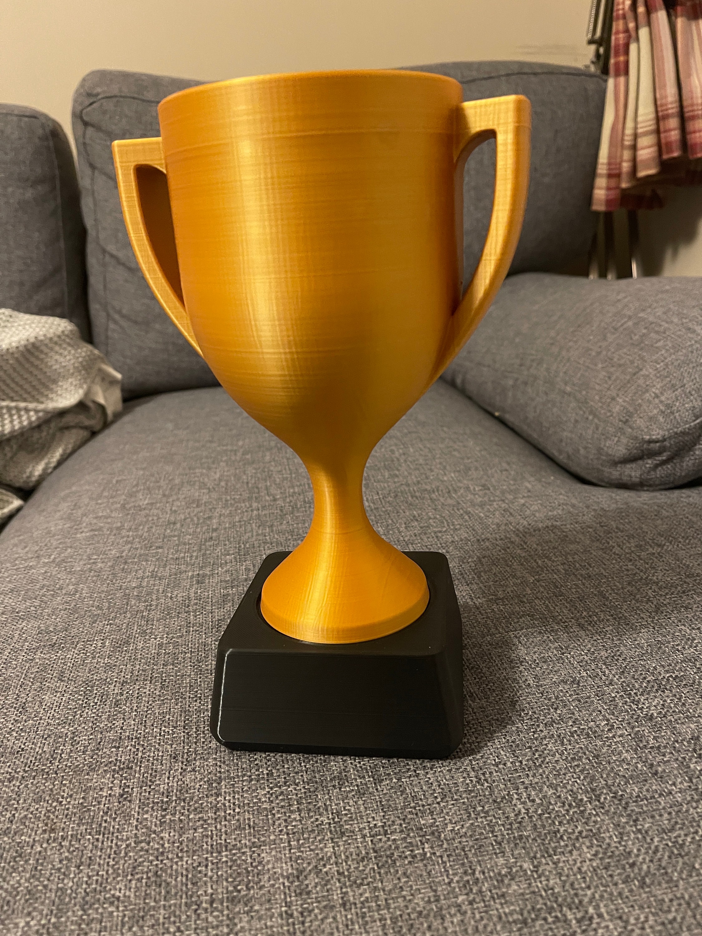 3D Printed Trophy Customizable 24cm Tall large Trophy Cup and - Etsy