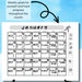 Runner's Monthly Calendar | Printable Running Planner | Printable ...