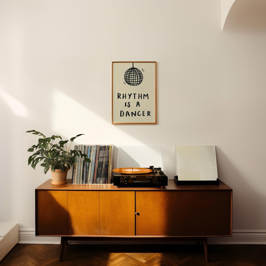 Rhythm is a Dancer UNFRAMED Print | Disco Ball Poster Music Poster ...