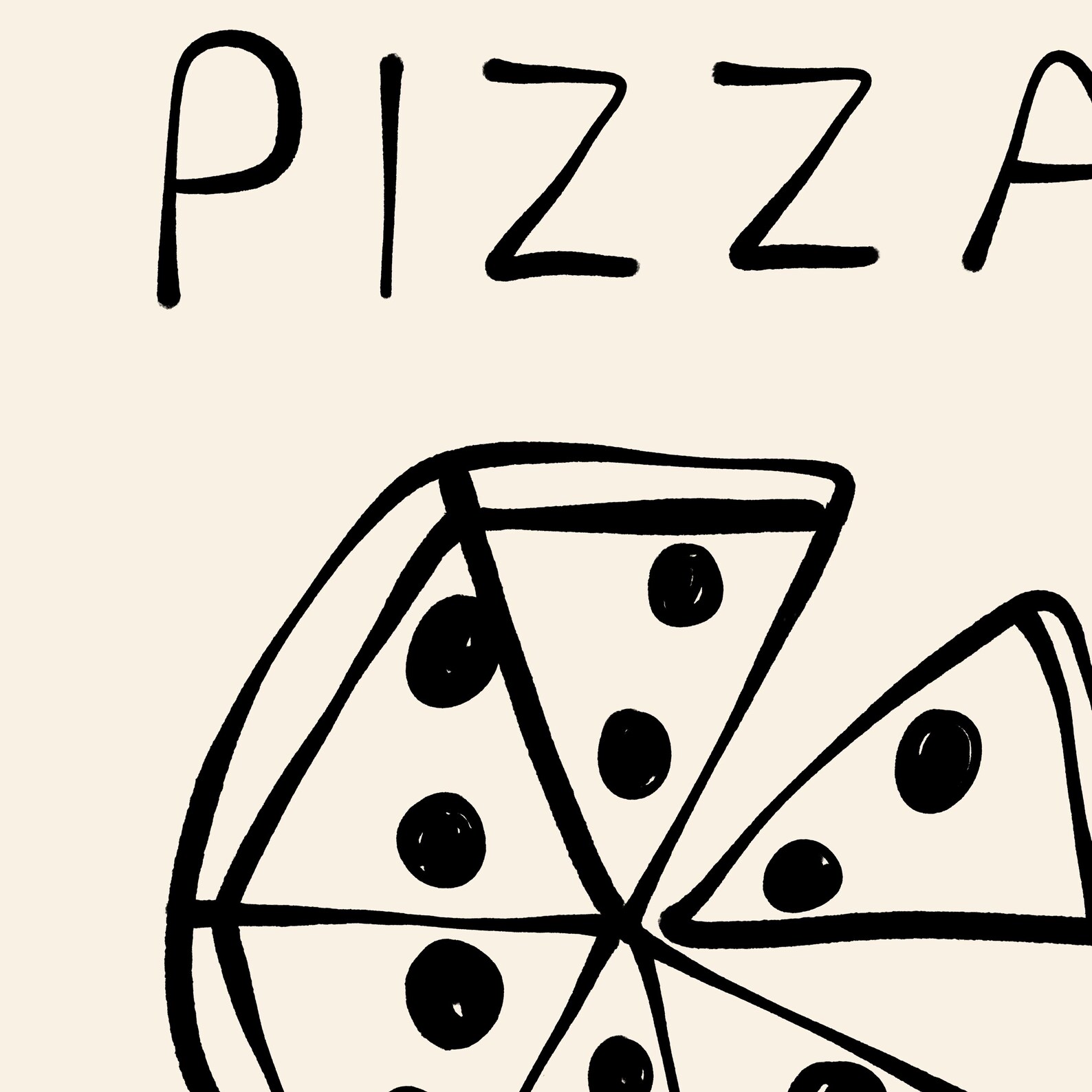 Pizza Art Print Kitchen Wall Art Kitchen Decor Kitchen Prints Pizza ...