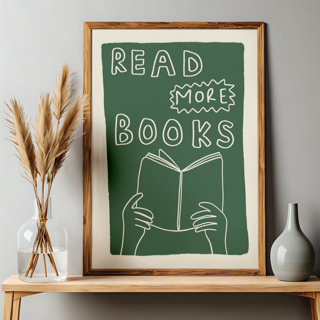 Read More Books Art Print Bookish Poster Bookish Wall Art Poster ...