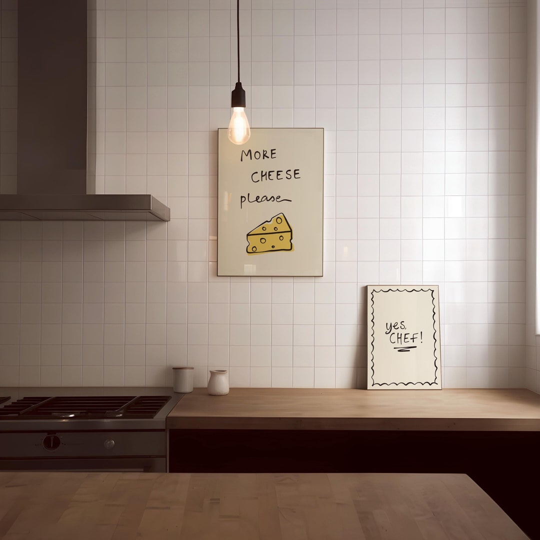 More Cheese Please UNFRAMED Print | Cheese Print Food Posters Cheese ...